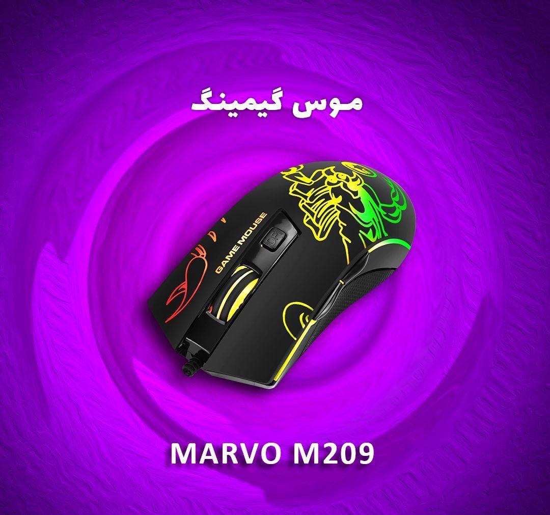 موس Marvo مدل M209 - فروشگاه آنلاین خانه و دکور Home & Decor Online Shopping Store فروشگاه ...